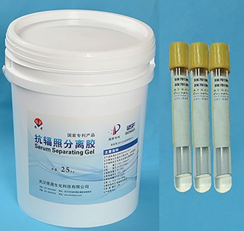 How does serum separation gel work?