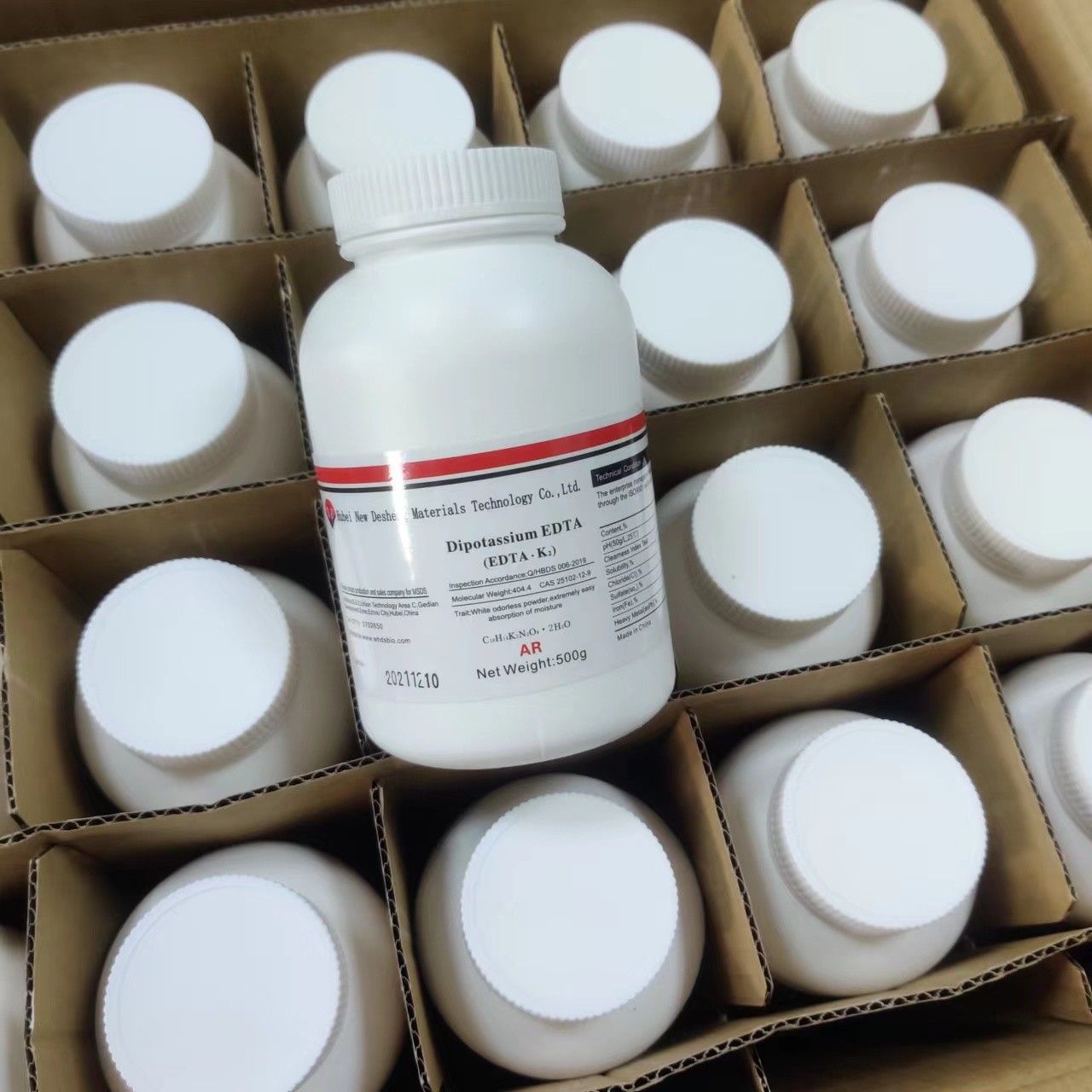 EDTA K3 Cas 65501-24-8 Medical Blood Tube Collection Additives