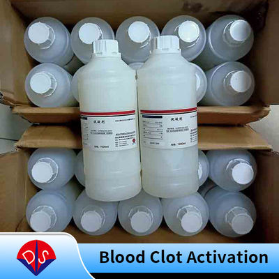 Combination use of blood collection vessel coagulant and additive serum ...