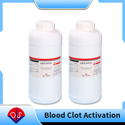 Combination use of blood collection vessel coagulant and additive serum ...